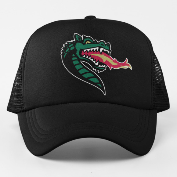 Accessories | New Uab Blazers Dragon Head Logo Foam Trucker Mesh ...